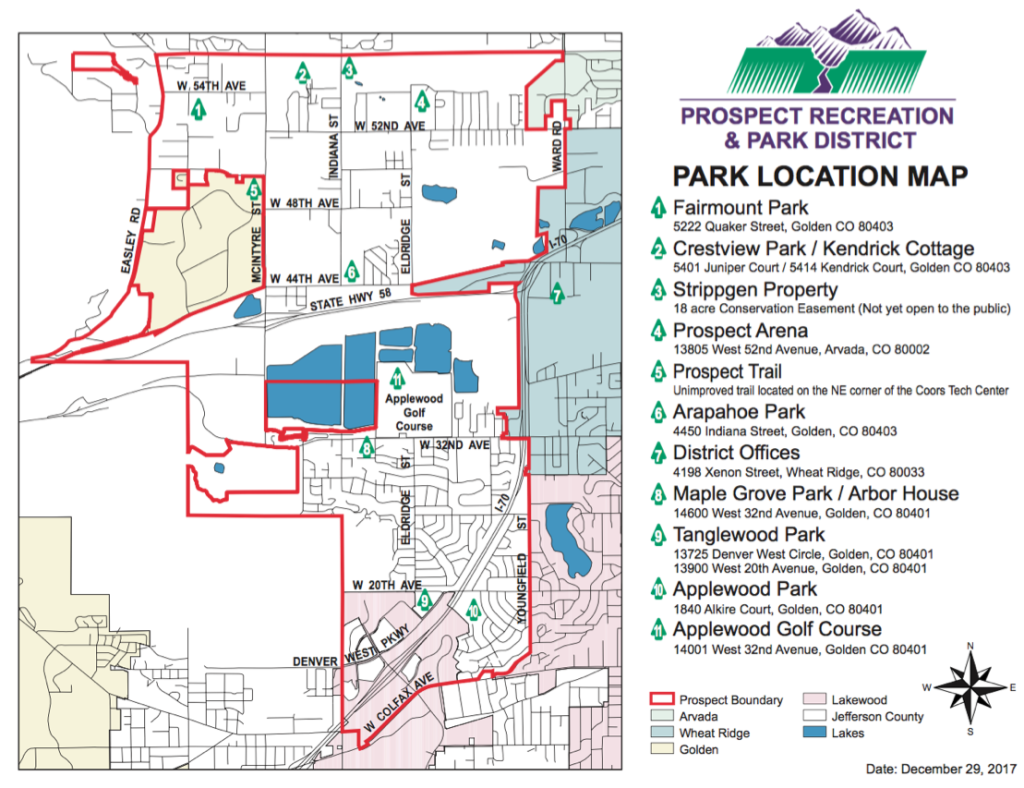 Park / District Boundary Map – Prospect Recreation & Park District